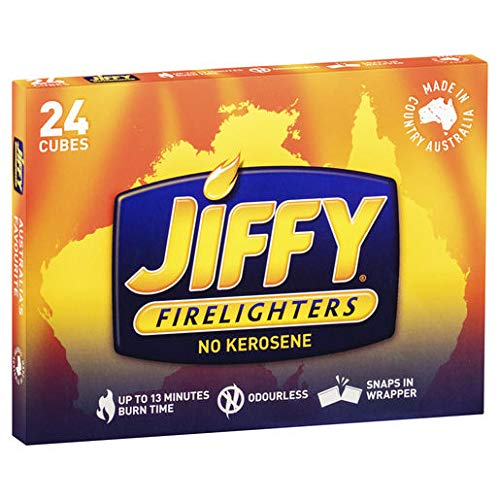 Jiffy Firelighter 24 Cubes, White – Duskie